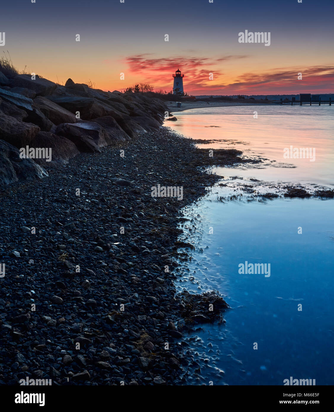 Martha's vineyard lighthouse Stock Photo - Alamy