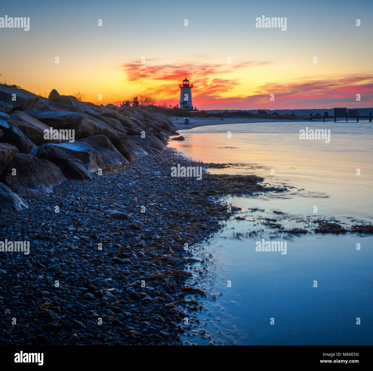 Martha's vineyard lighthouse Stock Photo - Alamy
