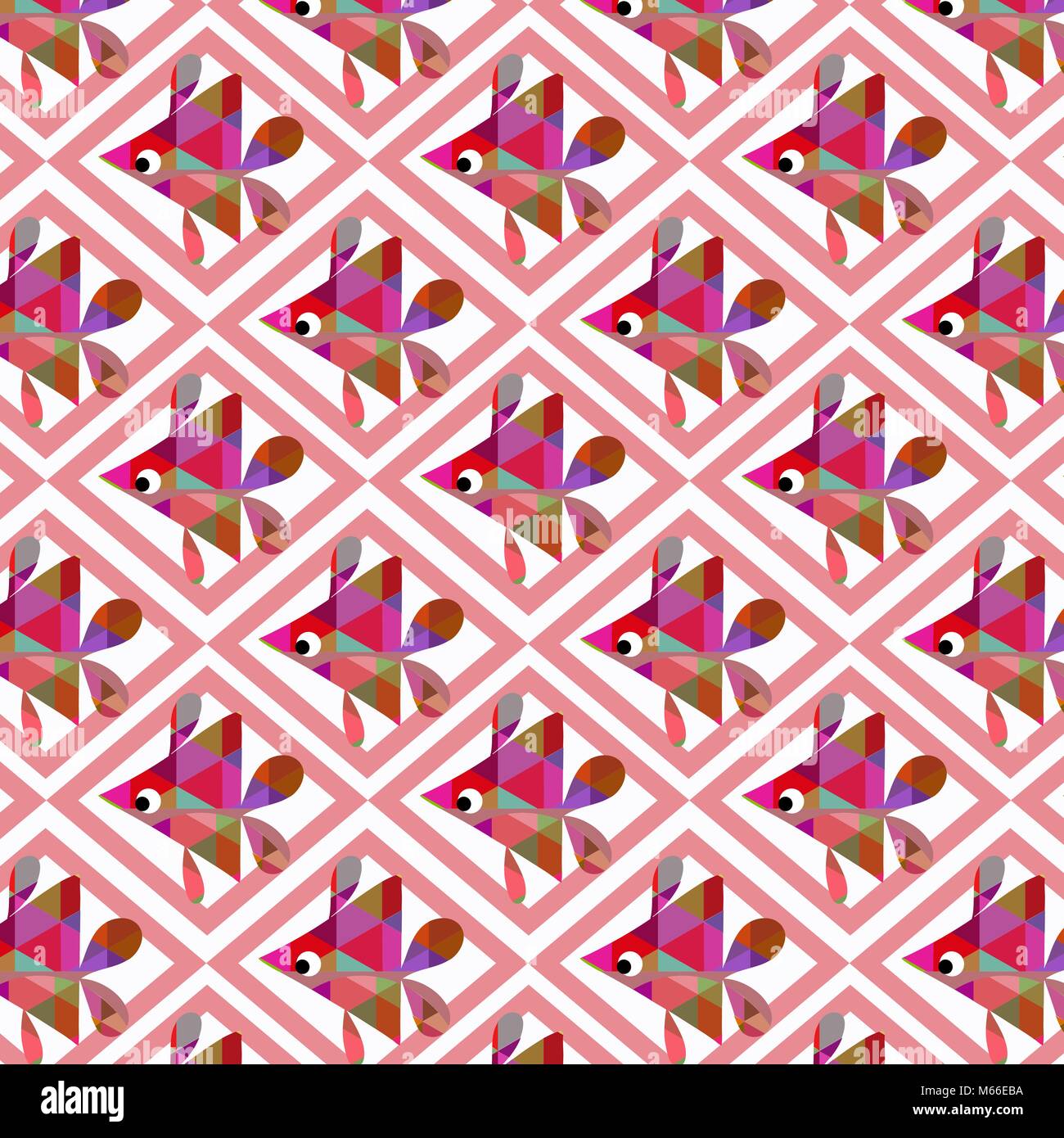 Abstract fish vector background design Stock Vector Image & Art - Alamy