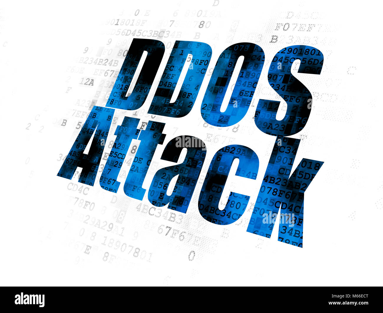 Privacy concept: DDOS Attack on Digital background Stock Photo - Alamy