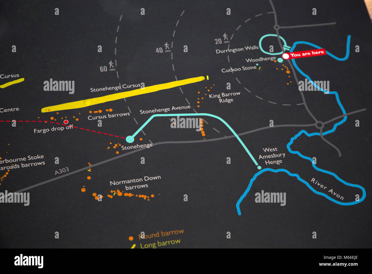 Stonehenge Map Of England