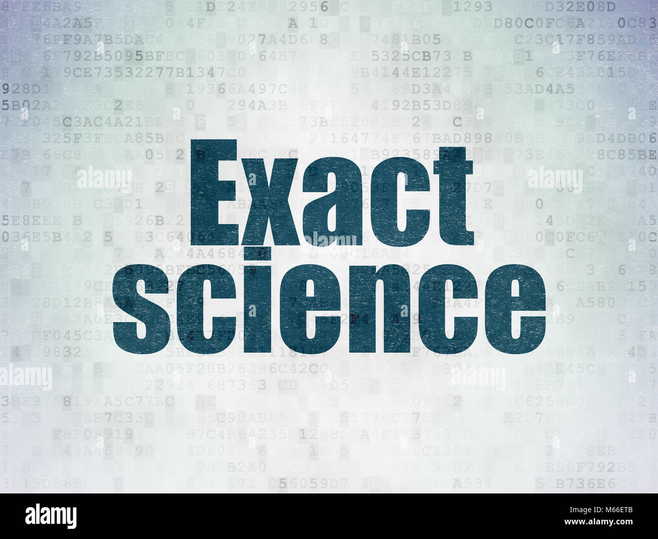 Science concept: Exact Science on Digital Data Paper background Stock ...