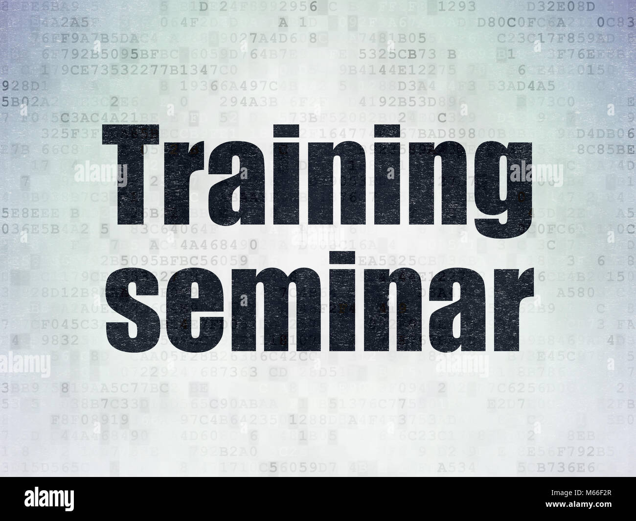 Studying concept: Training Seminar on Digital Data Paper background ...