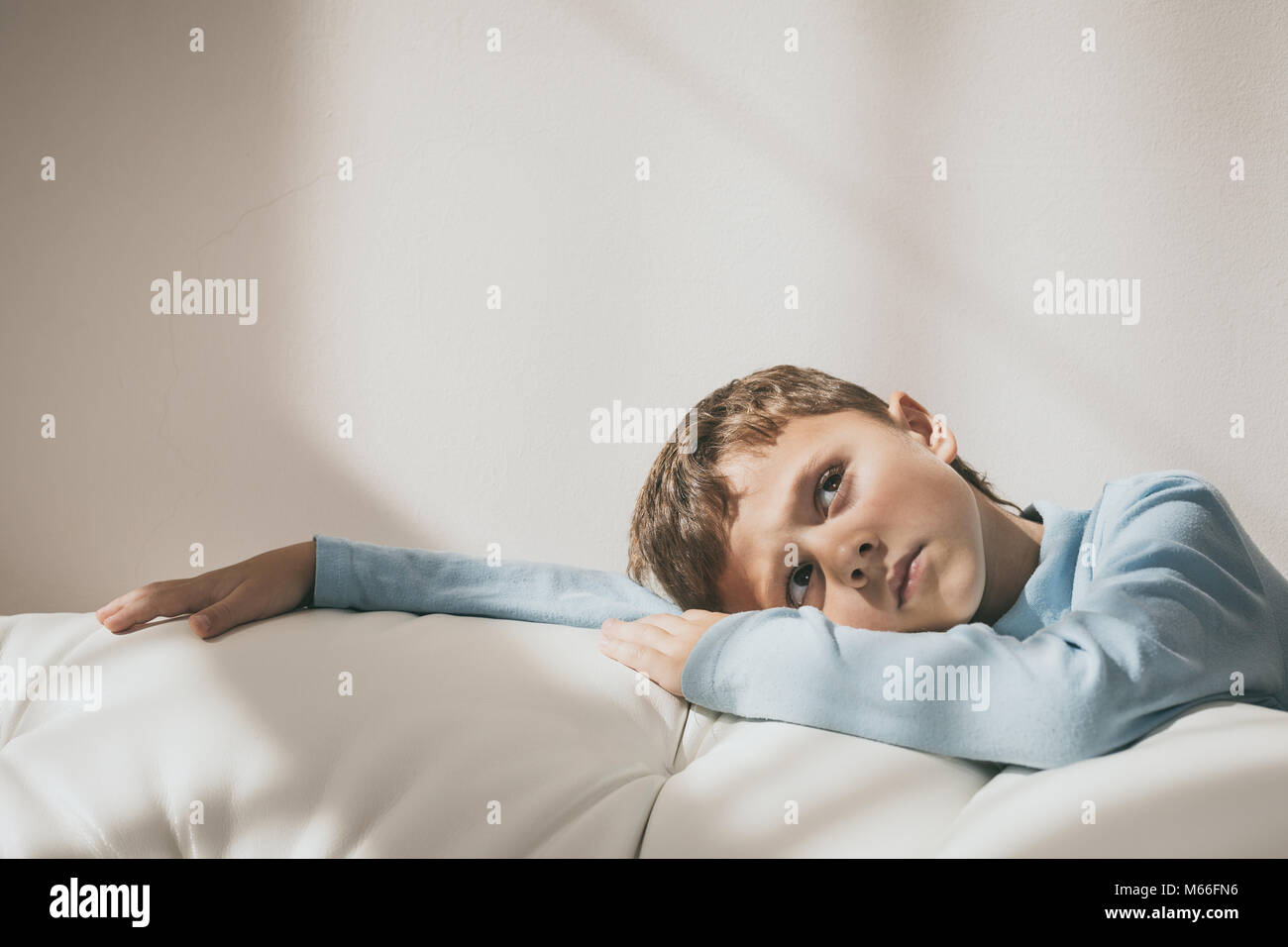 Portrait of a young sad boy. Concept of loneliness Stock Photo - Alamy
