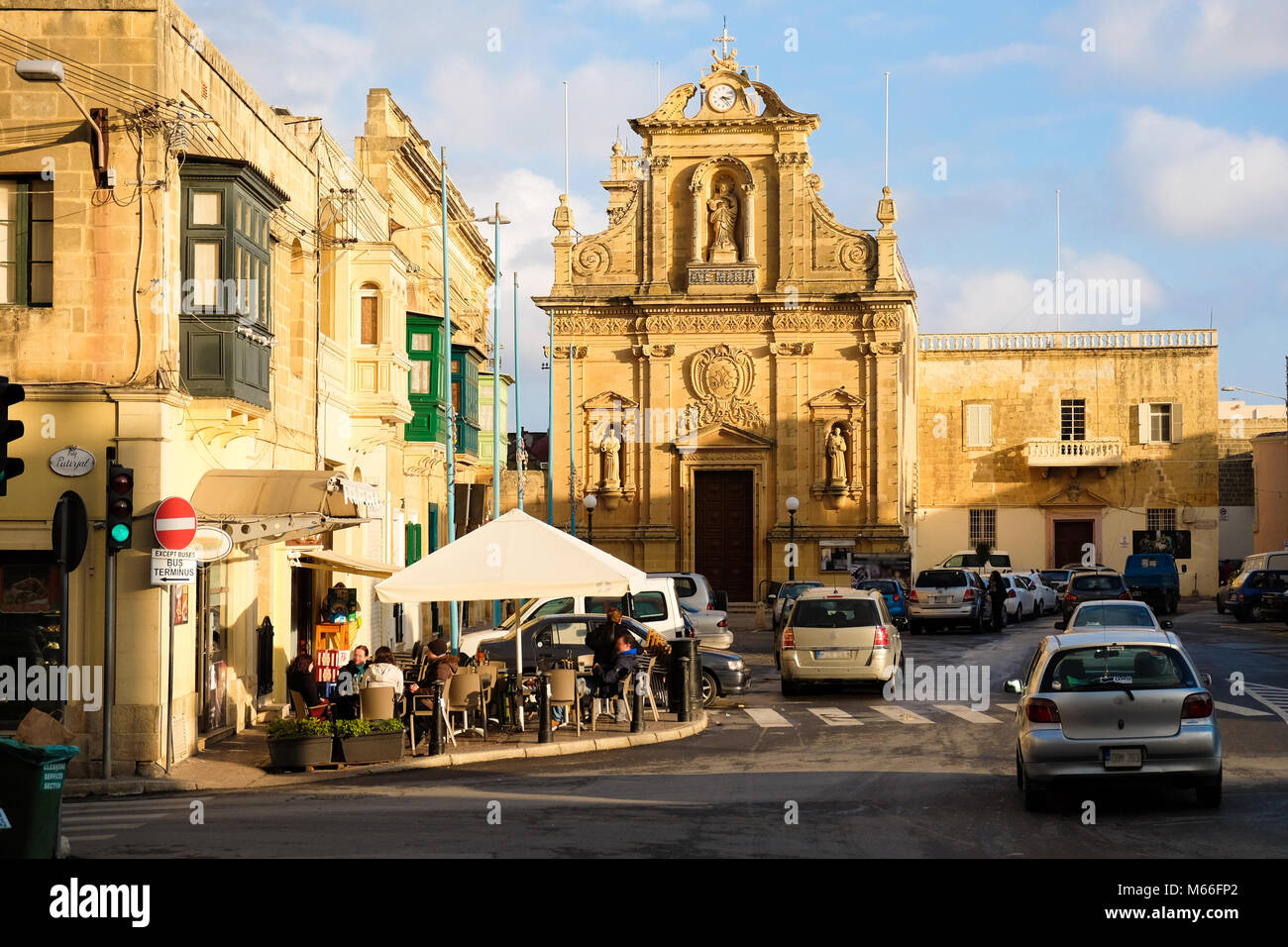 Gozo island architecture - Malta Stock Photo - Alamy