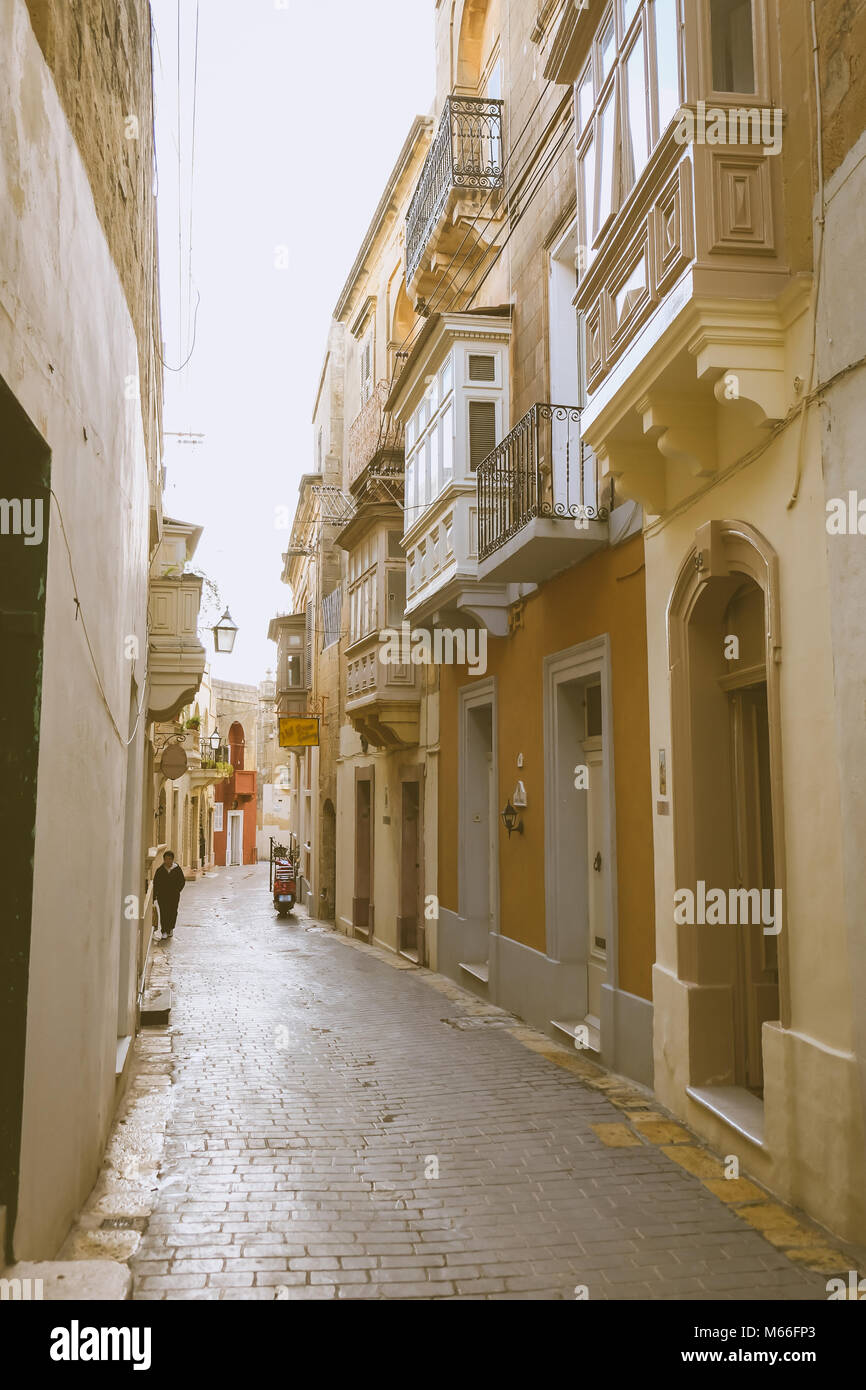 Gozo island architecture - Malta Stock Photo - Alamy