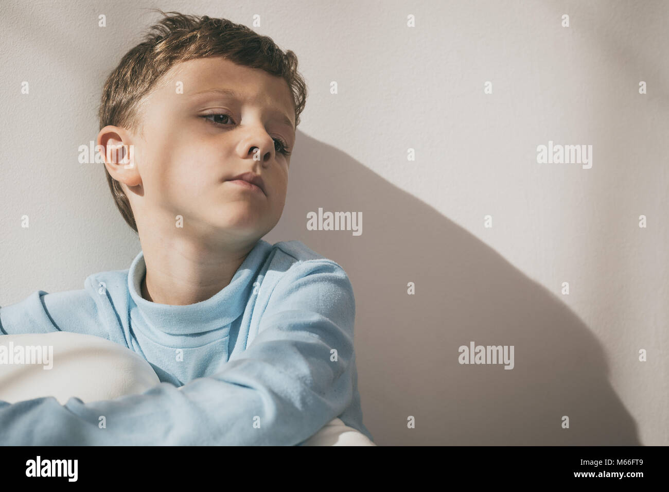 Portrait of a young sad boy. Concept of lonely Stock Photo - Alamy