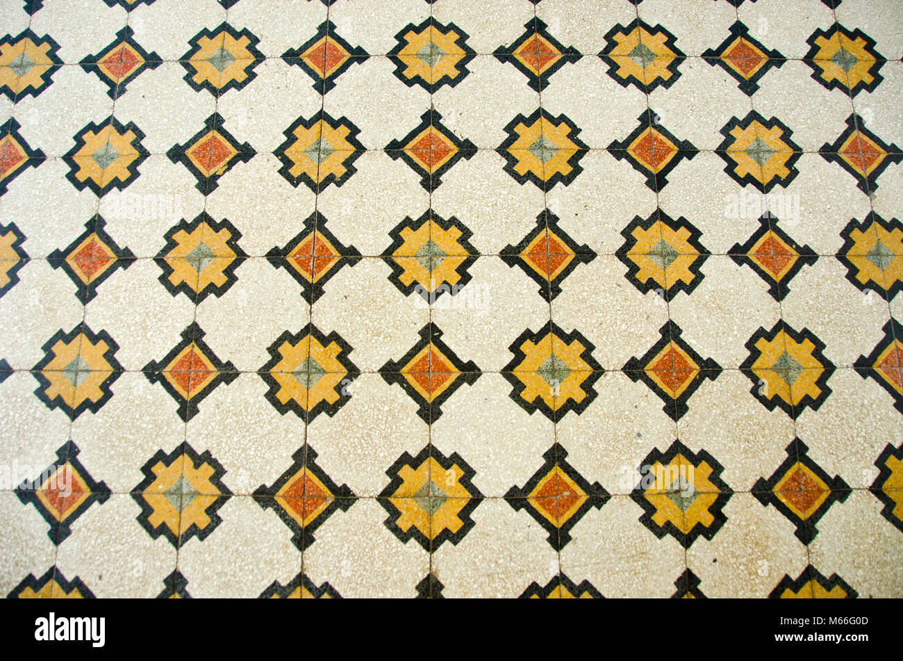 Historical tiles beautiful decorative floor background Stock Photo - Alamy