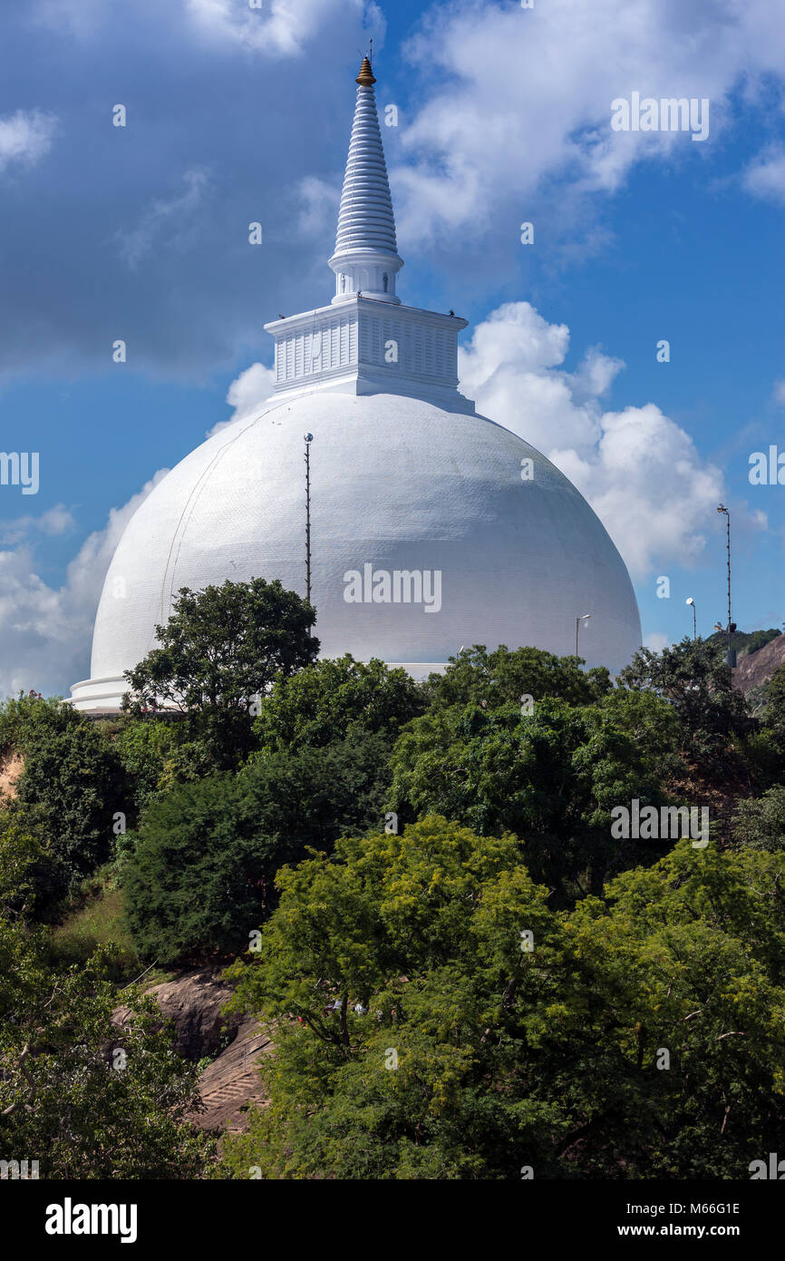 Maha stupa, Mihintale, Anuradhapura, Sri Lanka Stock Photo - Alamy