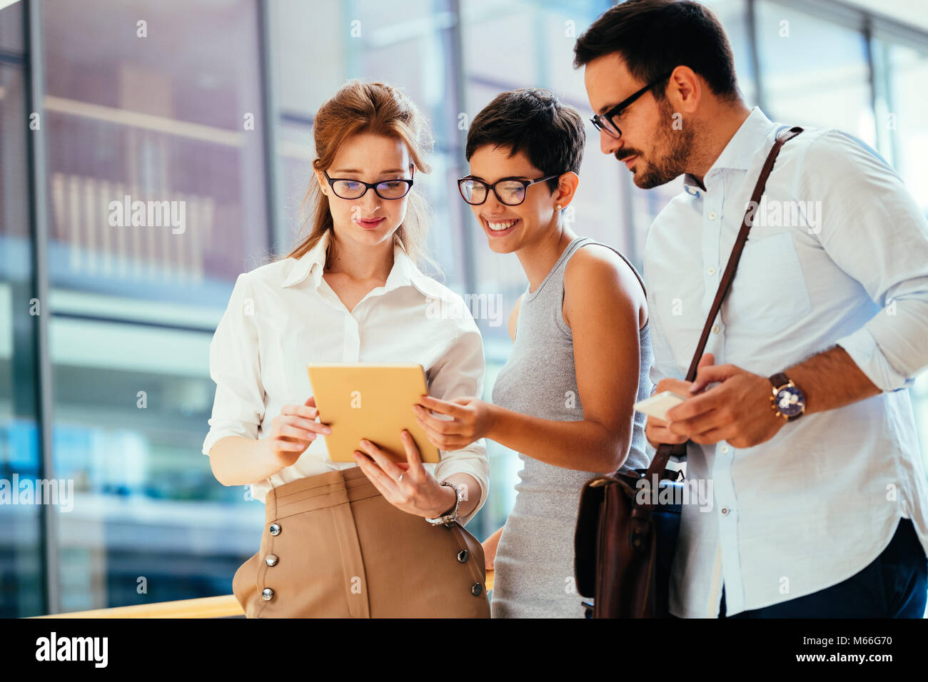 Business people having fun in office Stock Photo - Alamy