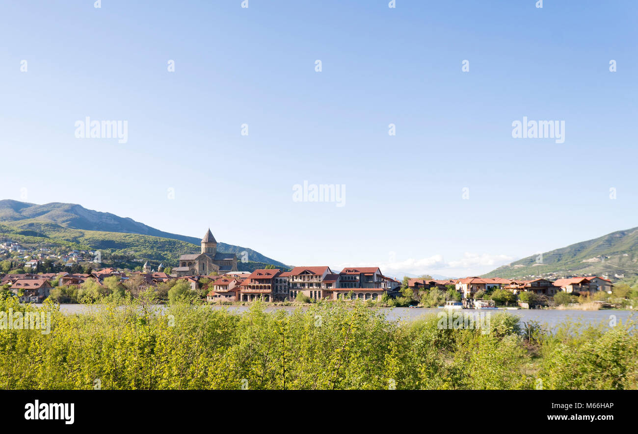 View town mtskheta svetitskhoveli temple hi-res stock photography and ...