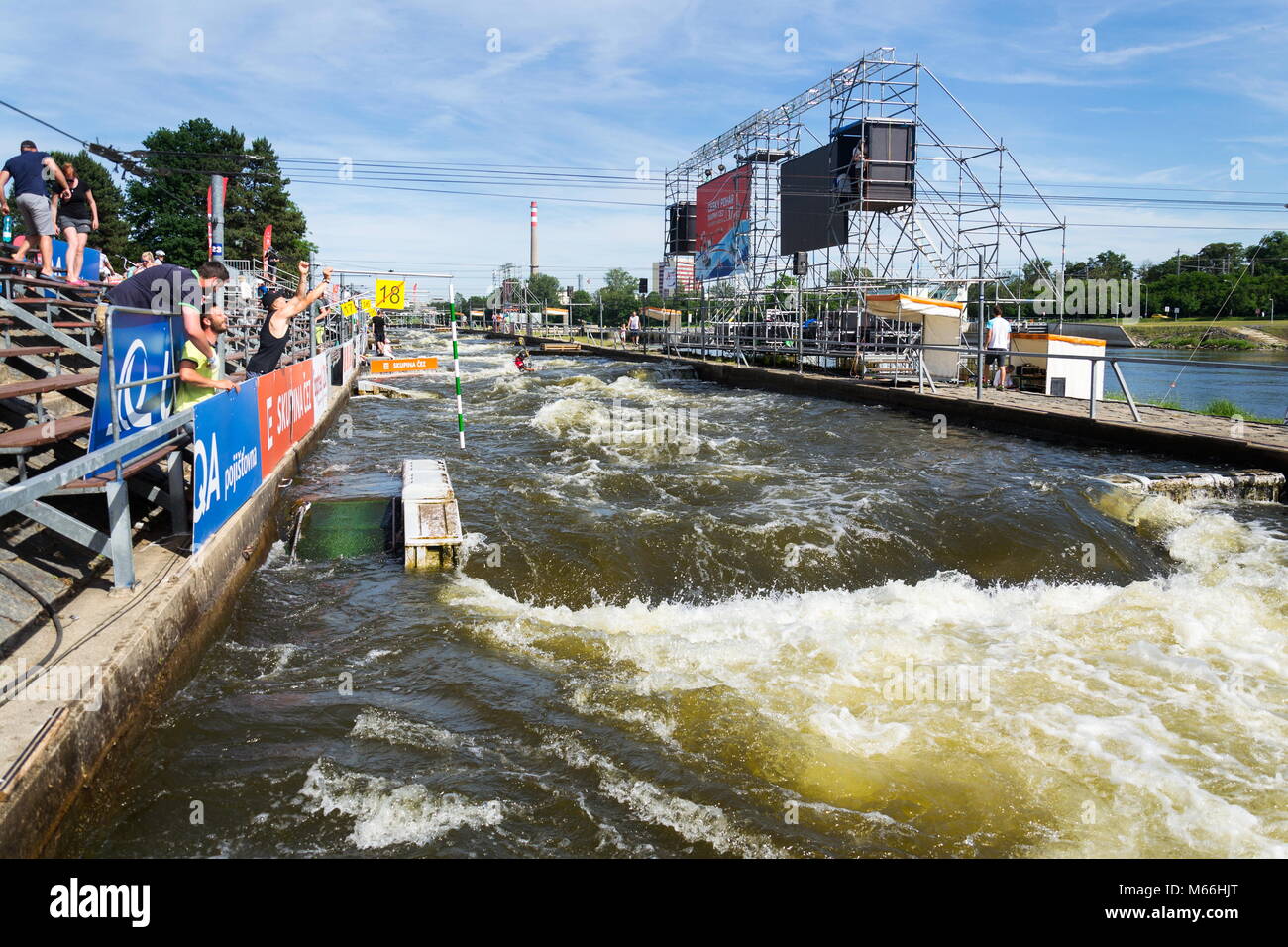Slalom course hi-res stock photography and images - Alamy