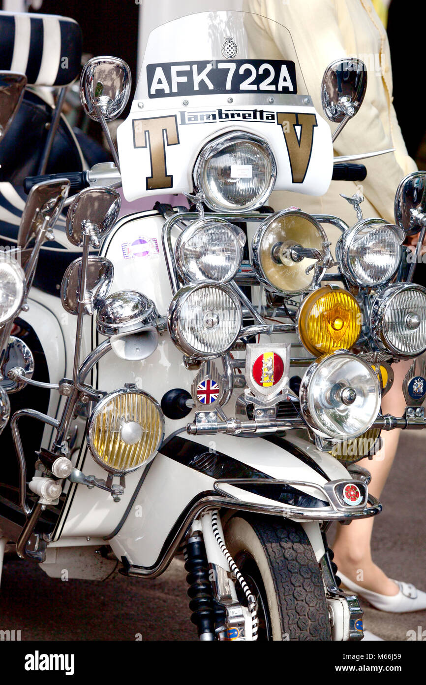 Mod scooter 1960s High Resolution Stock Photography and Images - Alamy