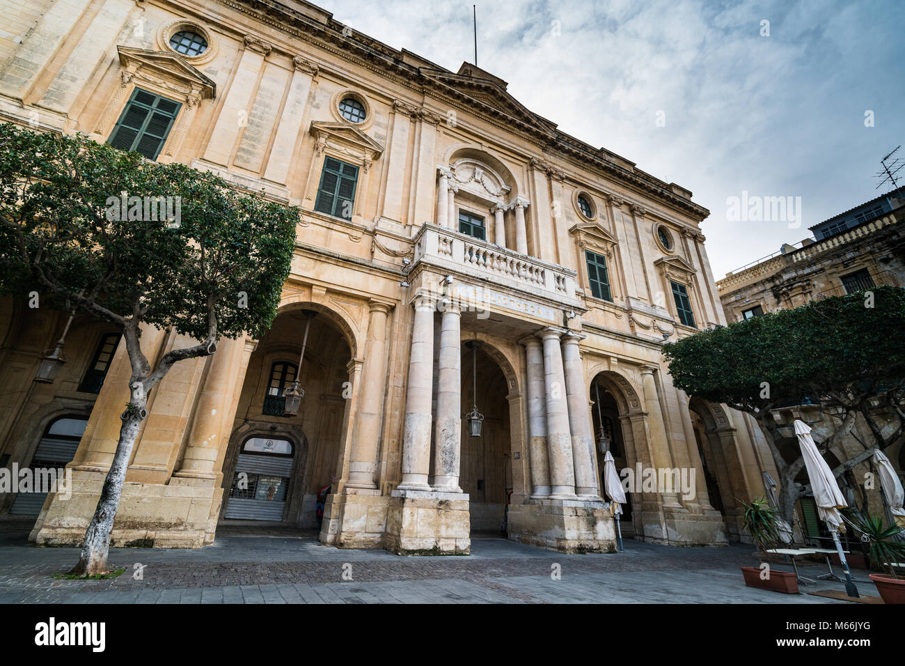 National library of Malta, Valletta, Malta, Europe Stock Photo - Alamy