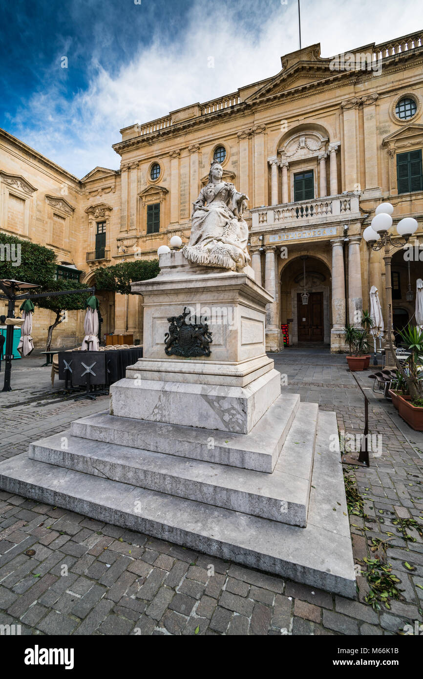 National library of Malta, Valletta, Malta, Europe Stock Photo - Alamy