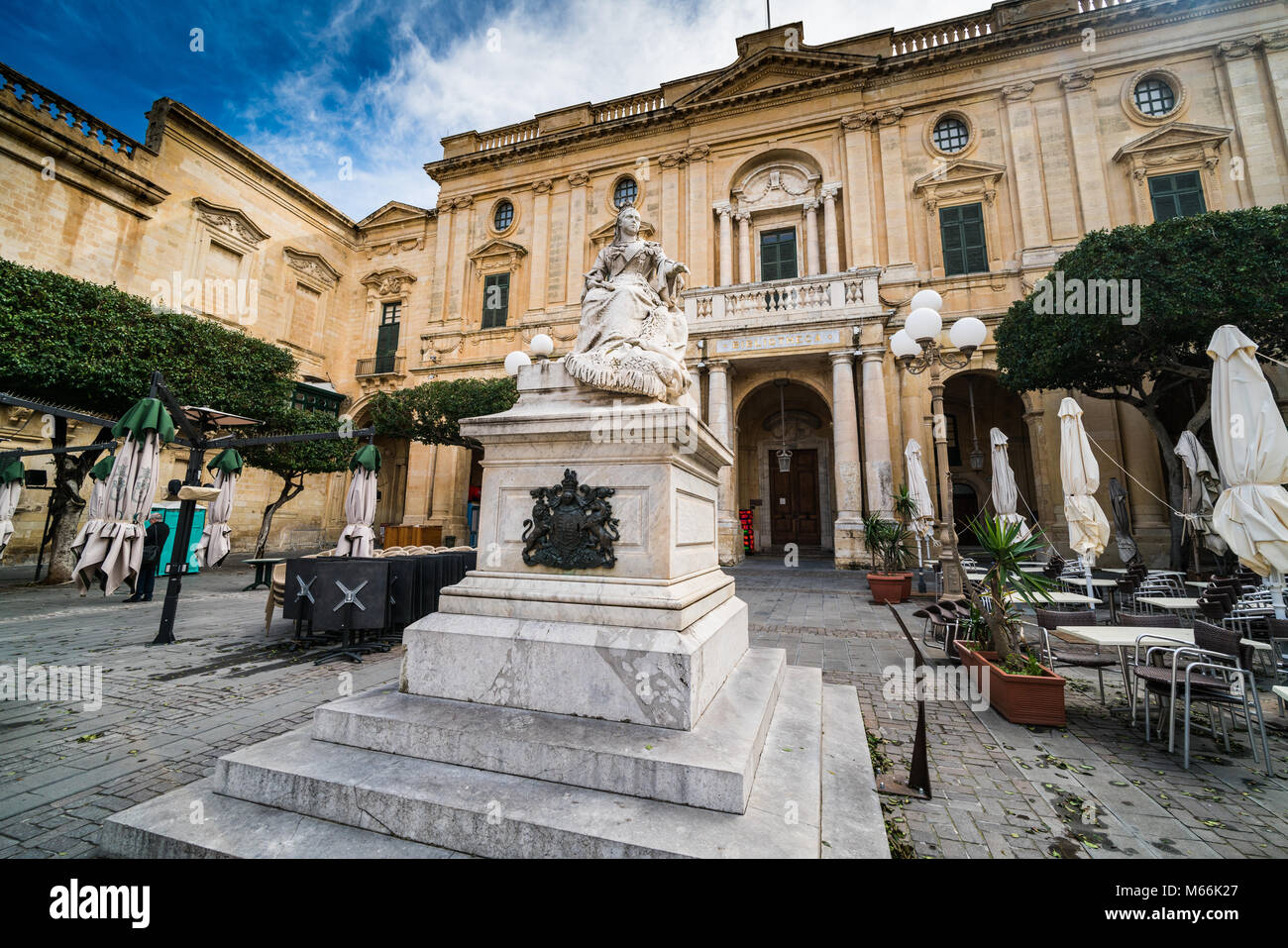National library of Malta, Valletta, Malta, Europe Stock Photo - Alamy