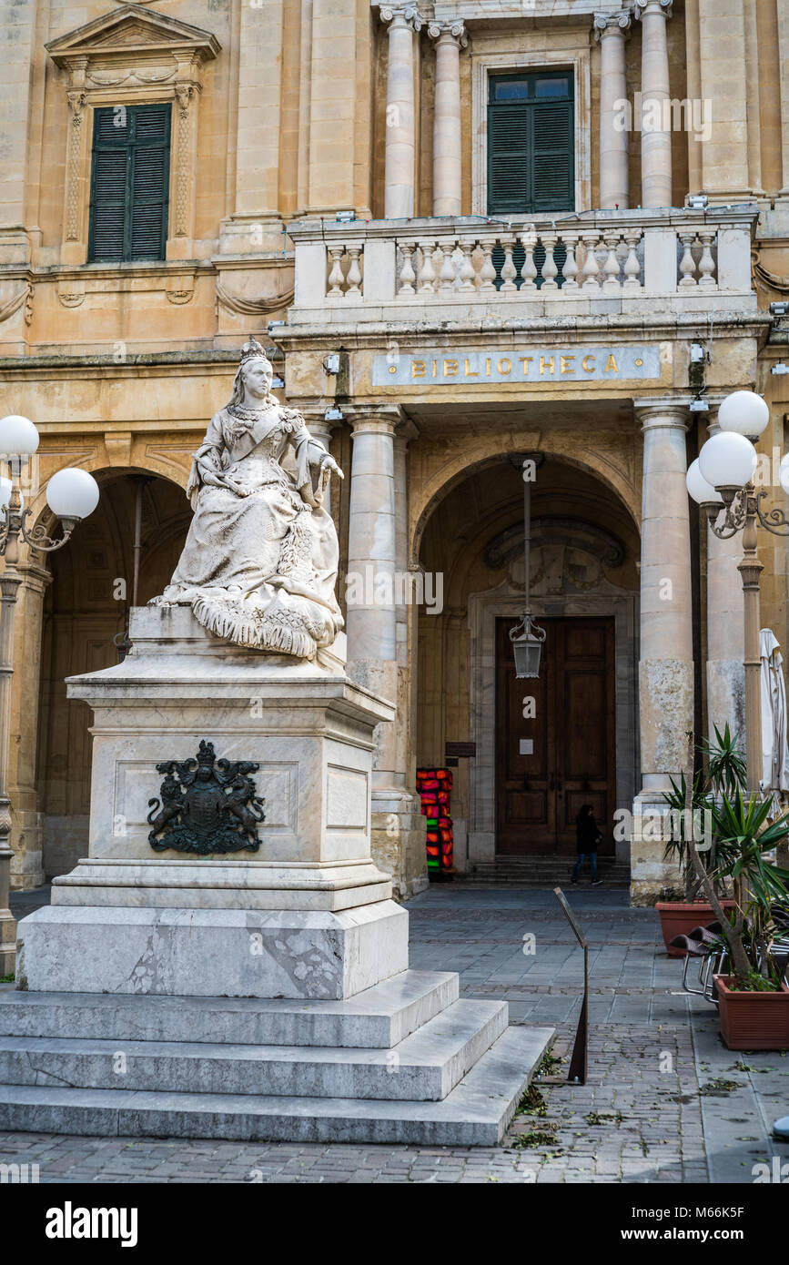 National library malta valletta hi-res stock photography and images - Alamy
