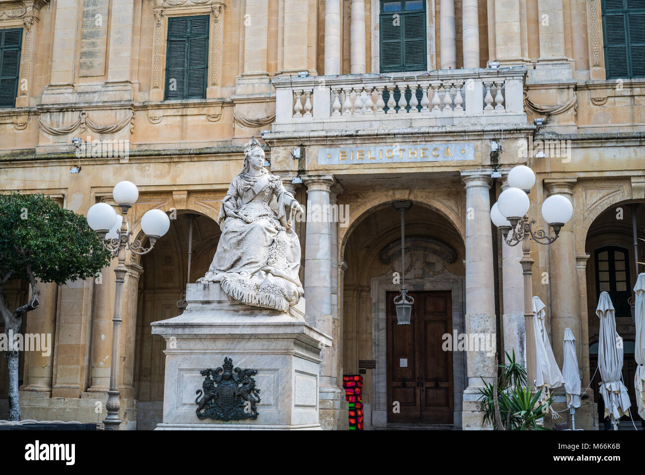 National library of Malta, Valletta, Malta, Europe Stock Photo - Alamy