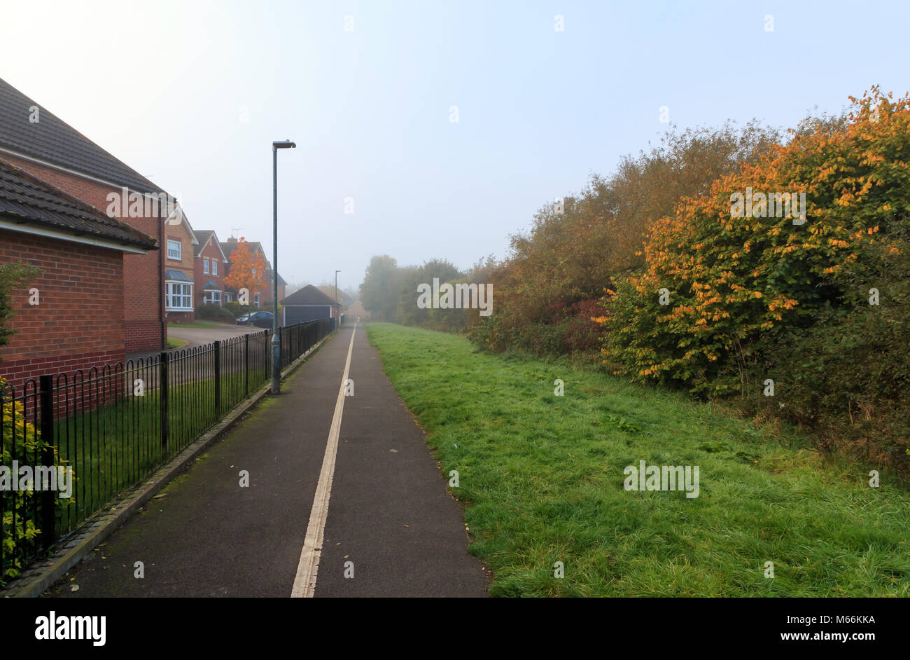 Modern housing england street community hi-res stock photography and ...