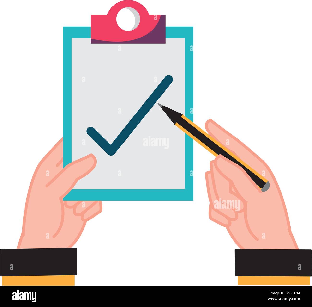 Hands pen Stock Vector Images - Alamy