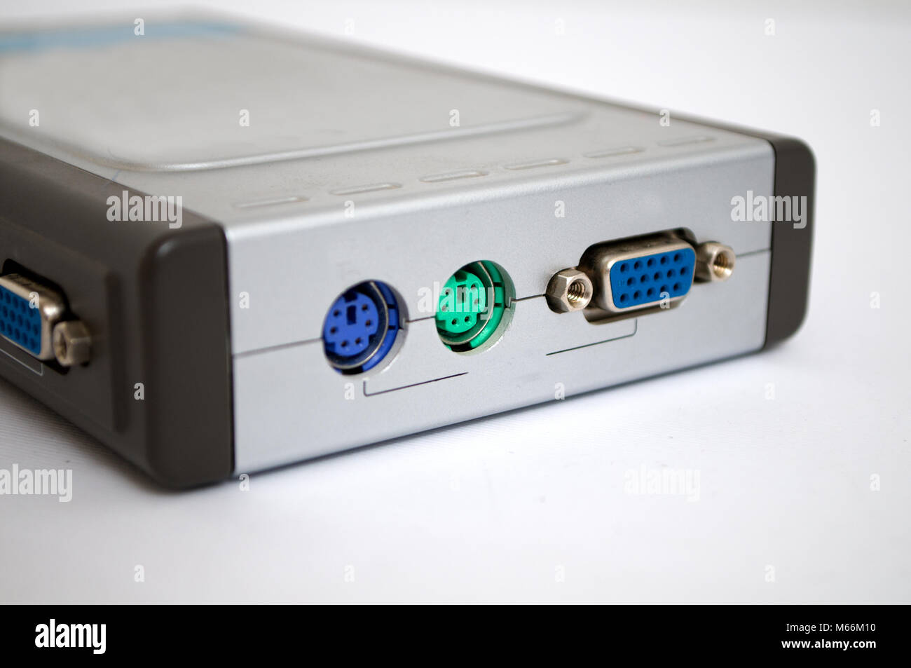 Gray modem on a white background Stock Photo - Alamy