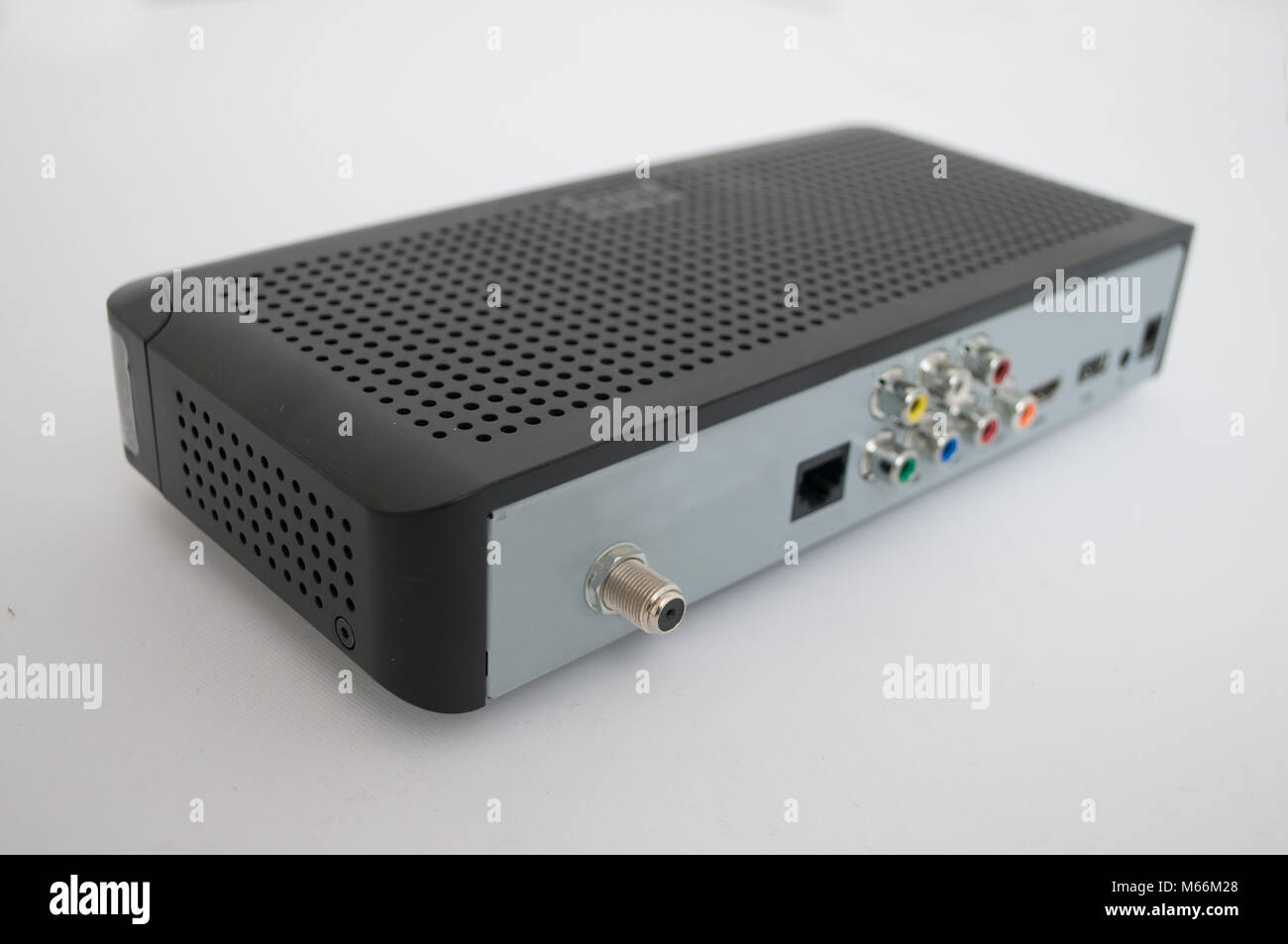 Gray modem on a white background Stock Photo - Alamy