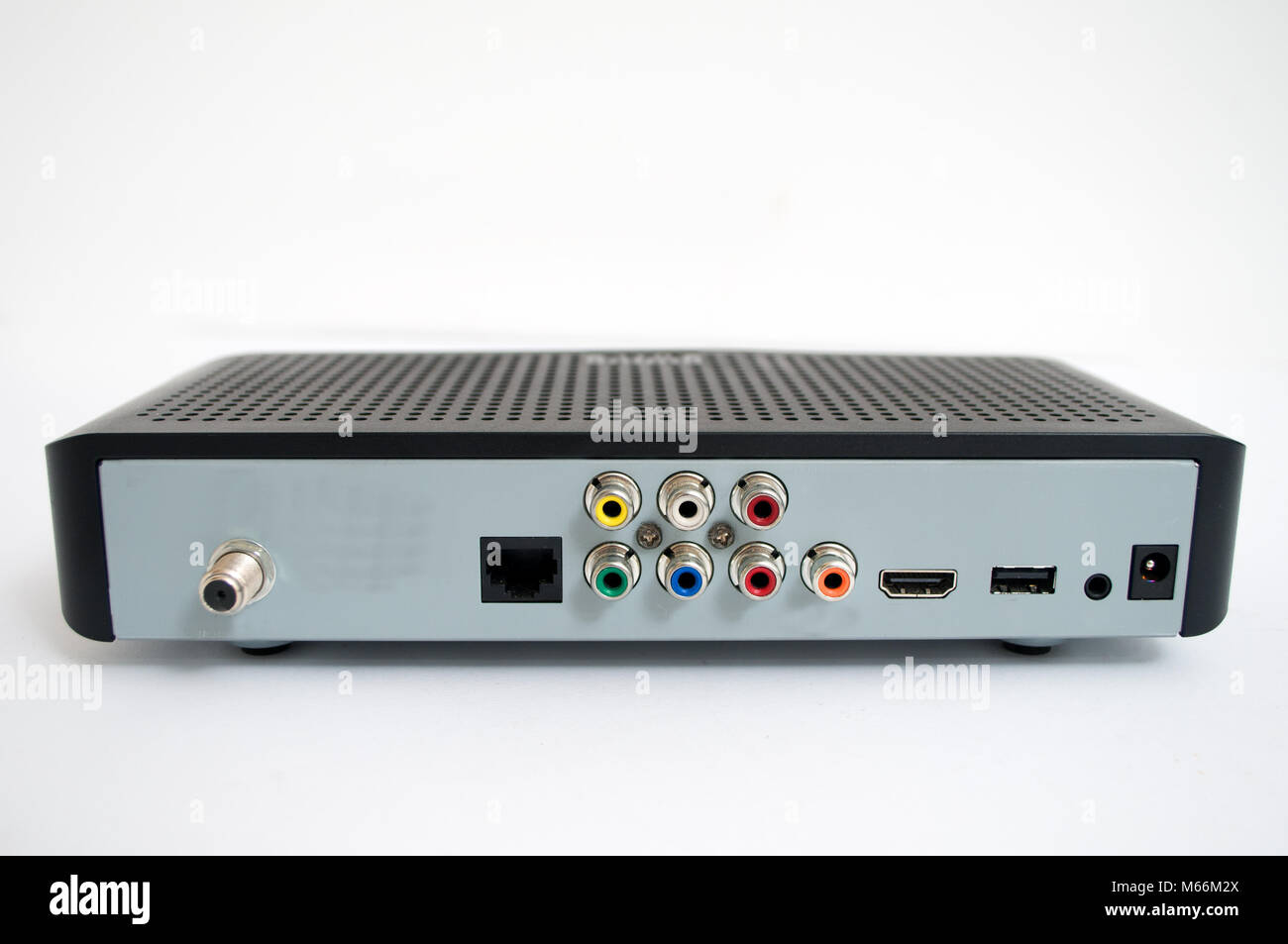 Gray modem on a white background Stock Photo - Alamy