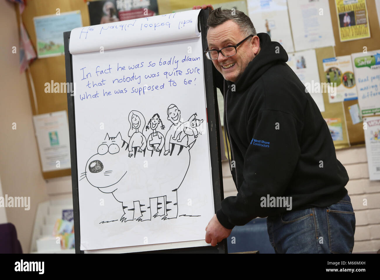 Guardian cartoonist Harry Venning, who draws Clare in the Community, is ...