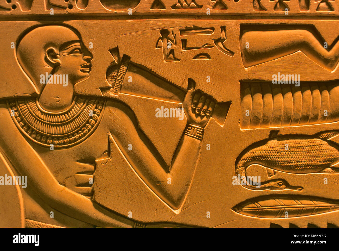 EGYPTIAN HIEROGLYPH - kr32459 BLE001 HARS VESSEL Stock Photo - Alamy