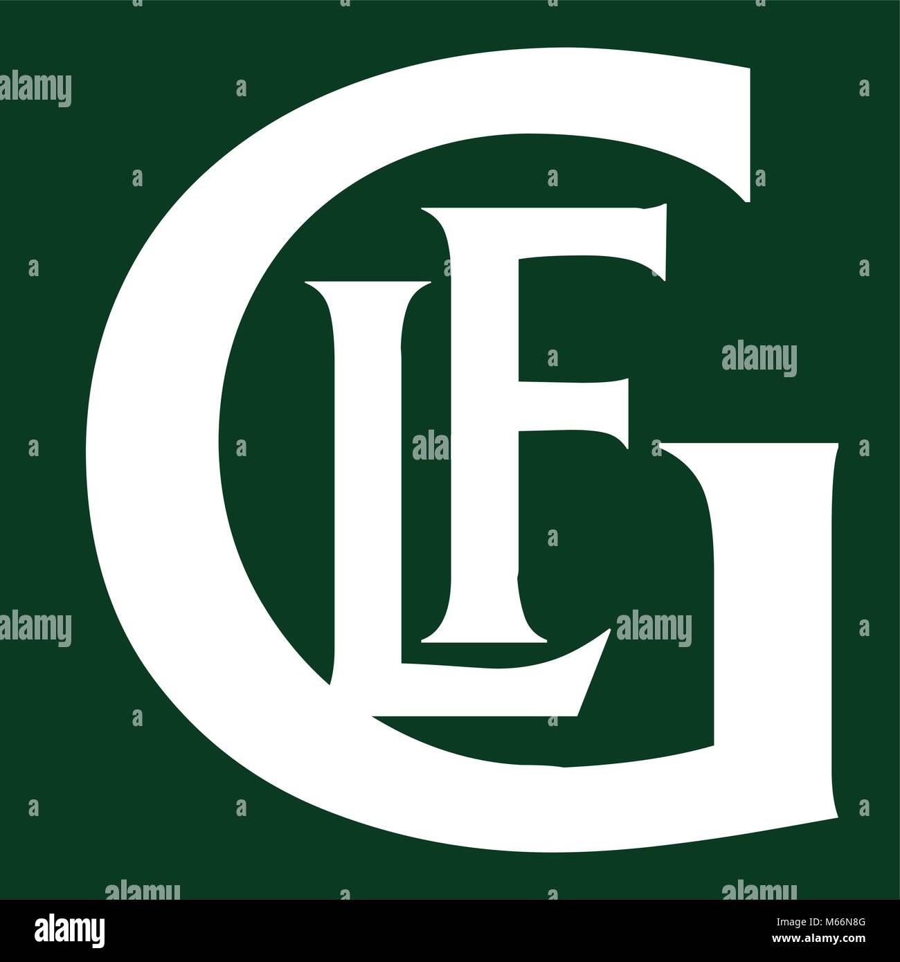 Letter GLF Logo Stock Vector Image & Art - Alamy