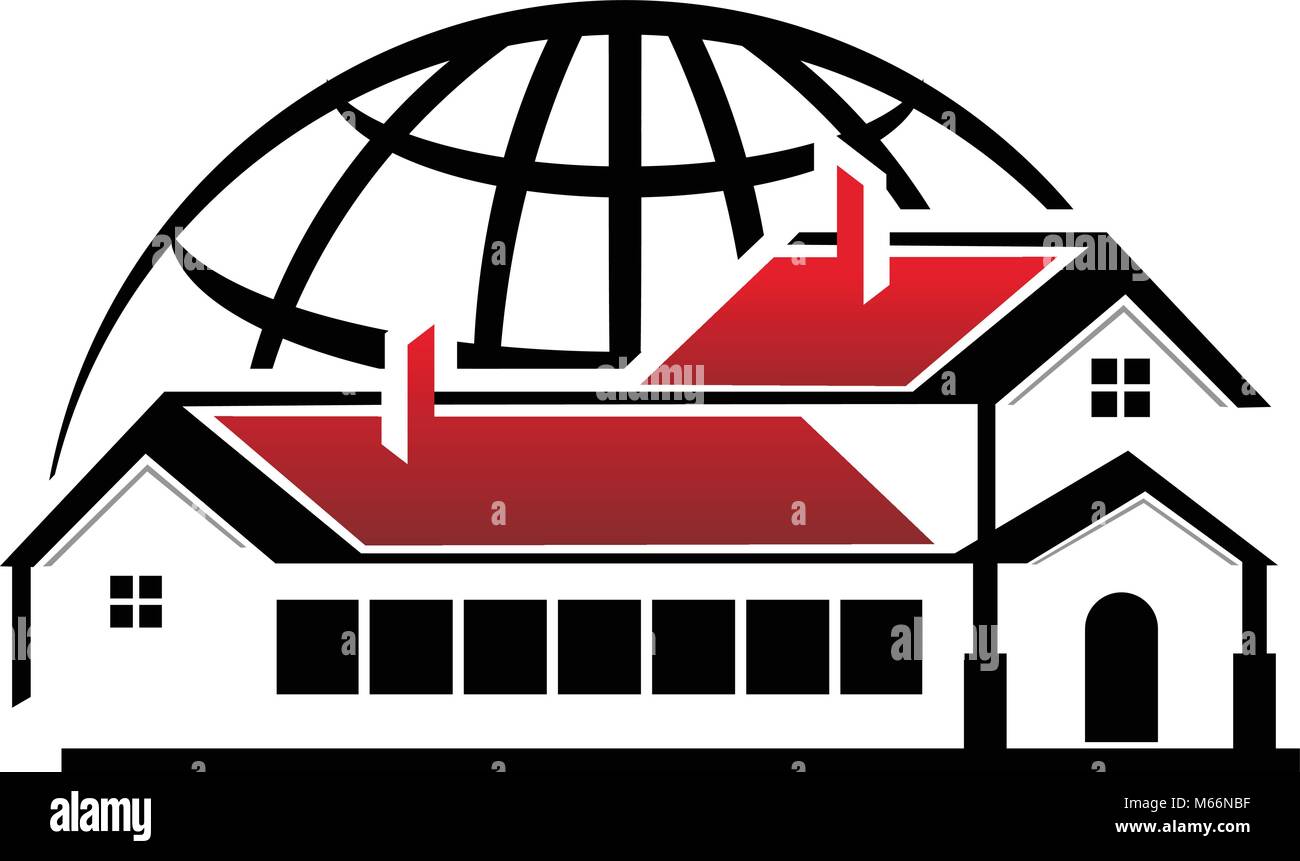 World Property Logo Design Template Vector Stock Vector Image & Art - Alamy