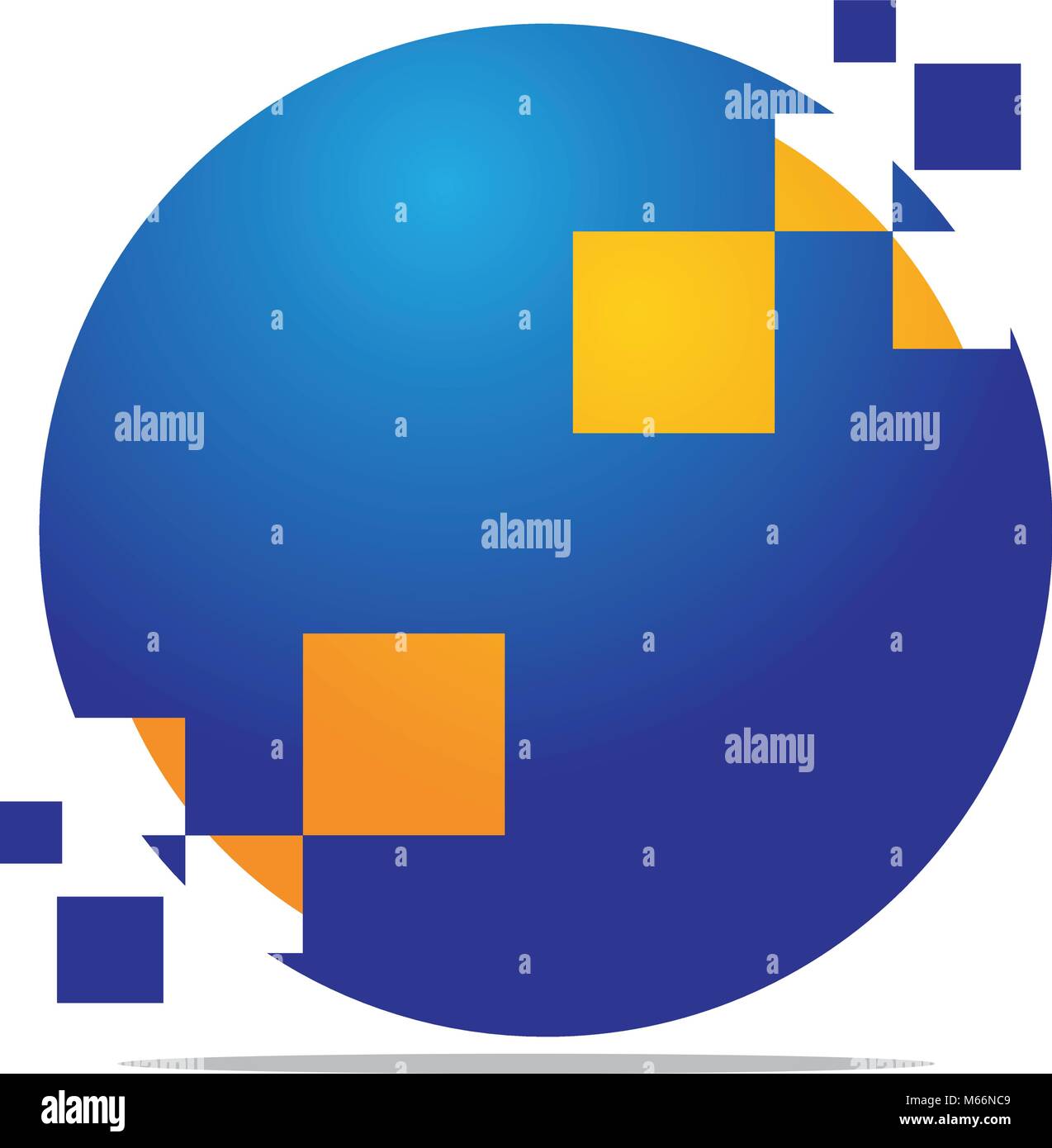 Digital Solutions Logo Design Template Vector Stock Vector Image & Art ...