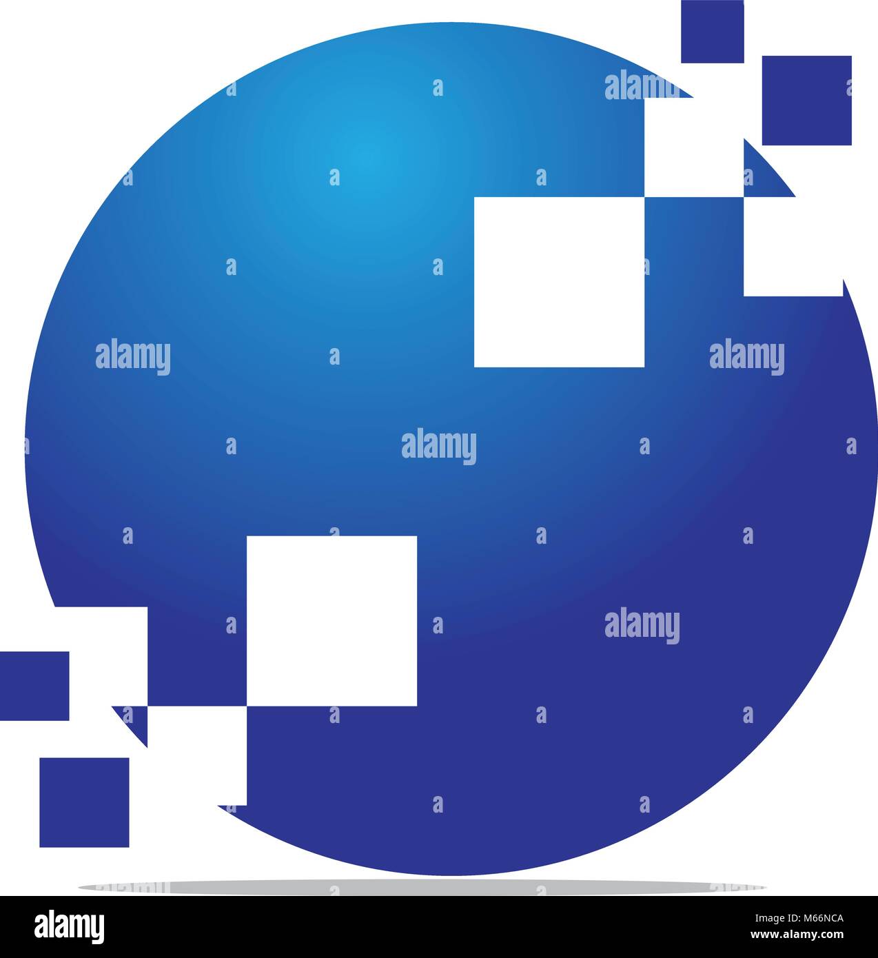 Digital Solutions Logo Design Template Vector Stock Vector Image & Art ...