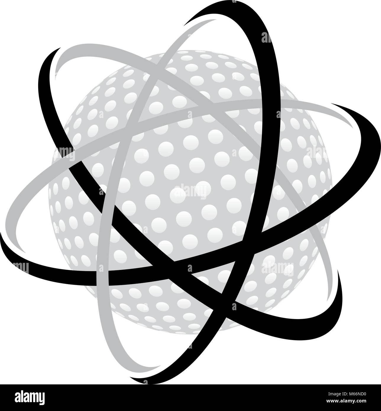 Golf Technology Logo Design Template Vector Stock Vector Image & Art ...