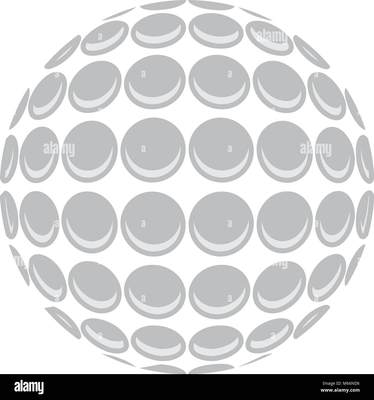 Golf Ball Vector Stock Vector Image & Art - Alamy