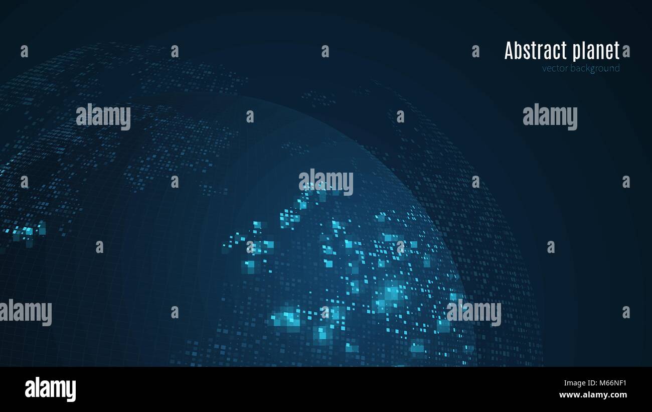 World Population Map Lights