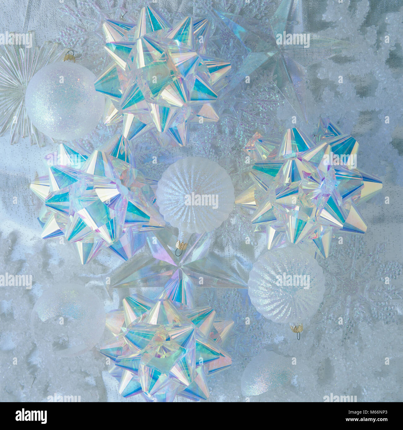 Old fashioned iridescent christmas star hi-res stock photography and ...