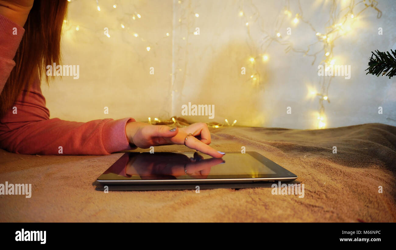 Teenager writing email letter to pen pal Stock Photo - Alamy