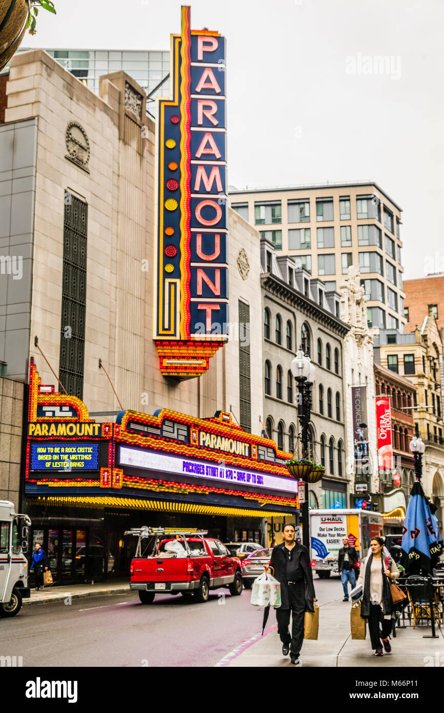 Paramount Theatre Boston, Massachusetts, USA Stock Photo - Alamy