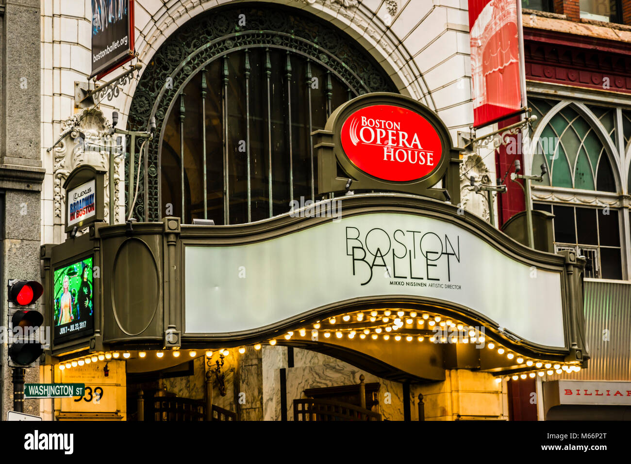 Boston Opera House Boston, Massachusetts, USA Stock Photo - Alamy