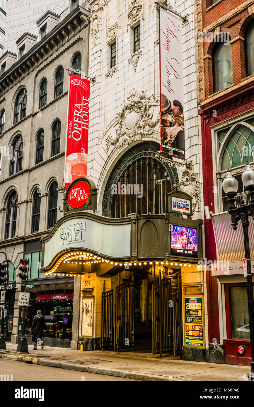 Boston Opera House Boston, Massachusetts, USA Stock Photo - Alamy