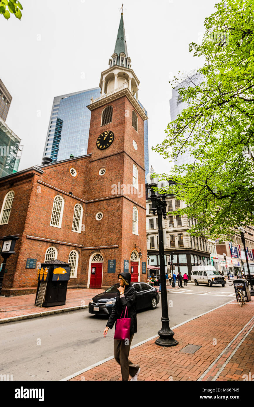 Old South Meeting House Boston, Massachusetts, USA Stock Photo - Alamy