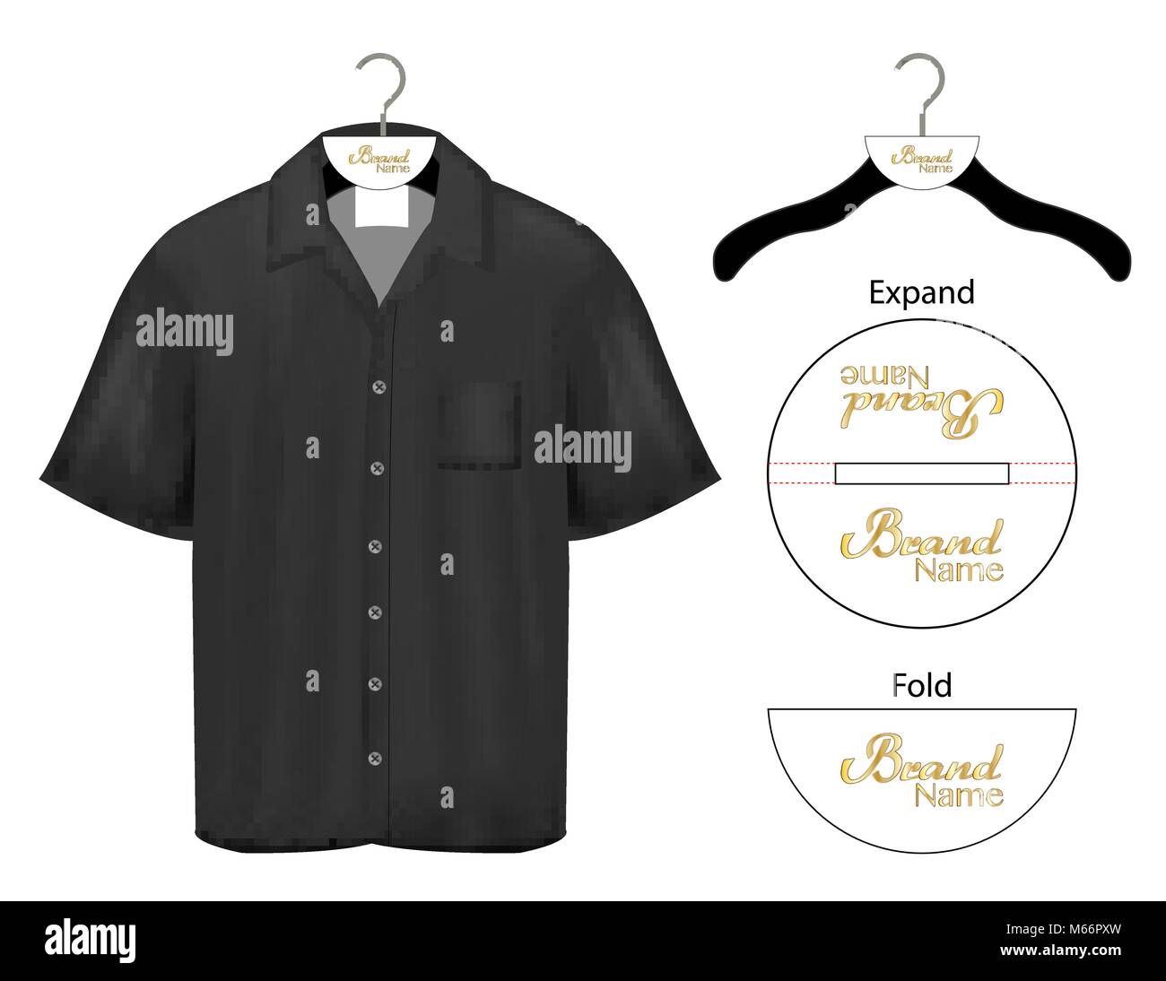 Fashion brand packaging Stock Vector Images - Alamy