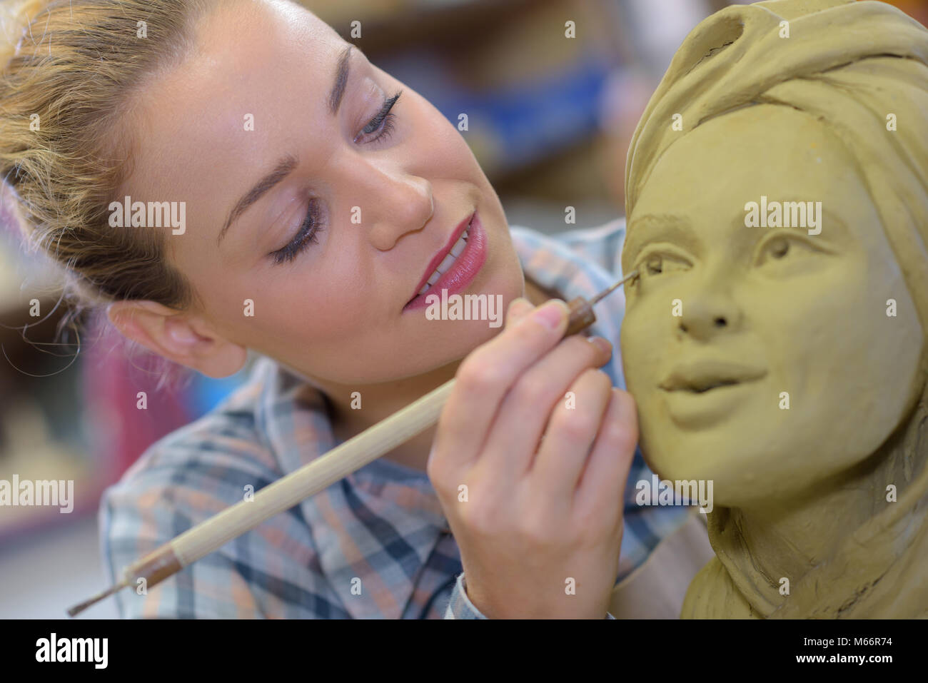 Plaster model carving hi-res stock photography and images - Alamy