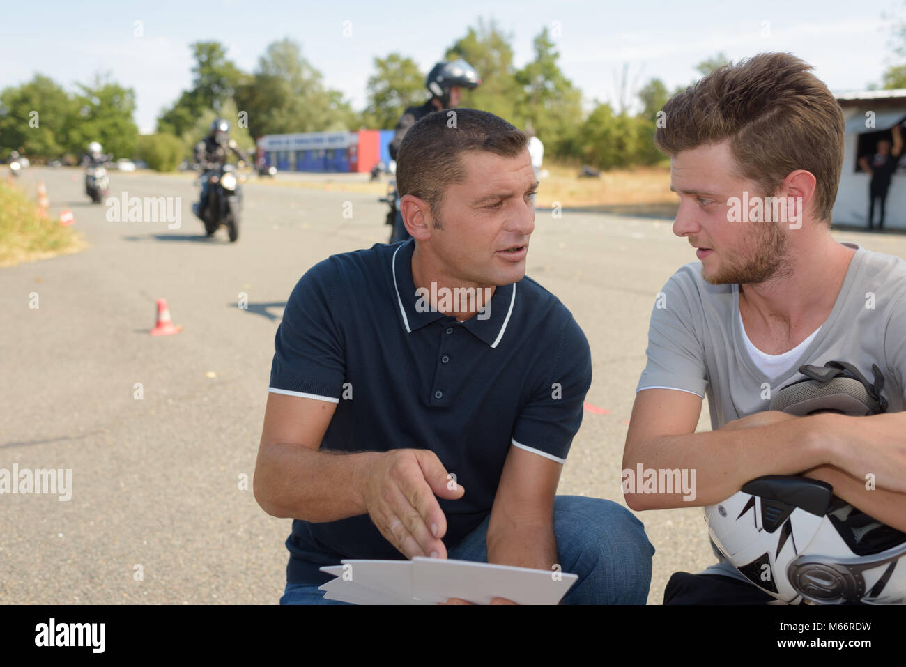 Motorcycle riding instructor hi-res stock photography and images - Alamy
