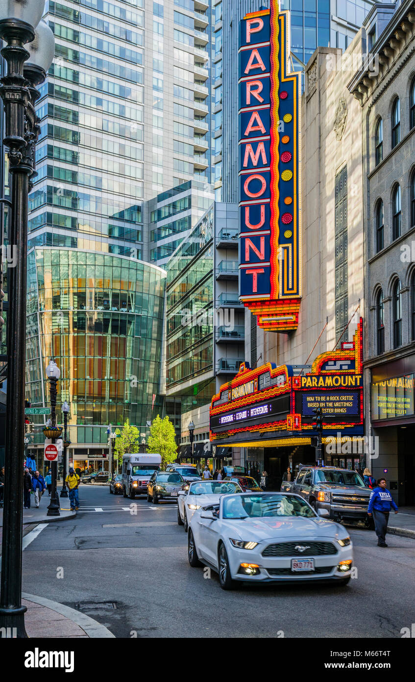 Paramount Theatre Boston, Massachusetts, USA Stock Photo - Alamy