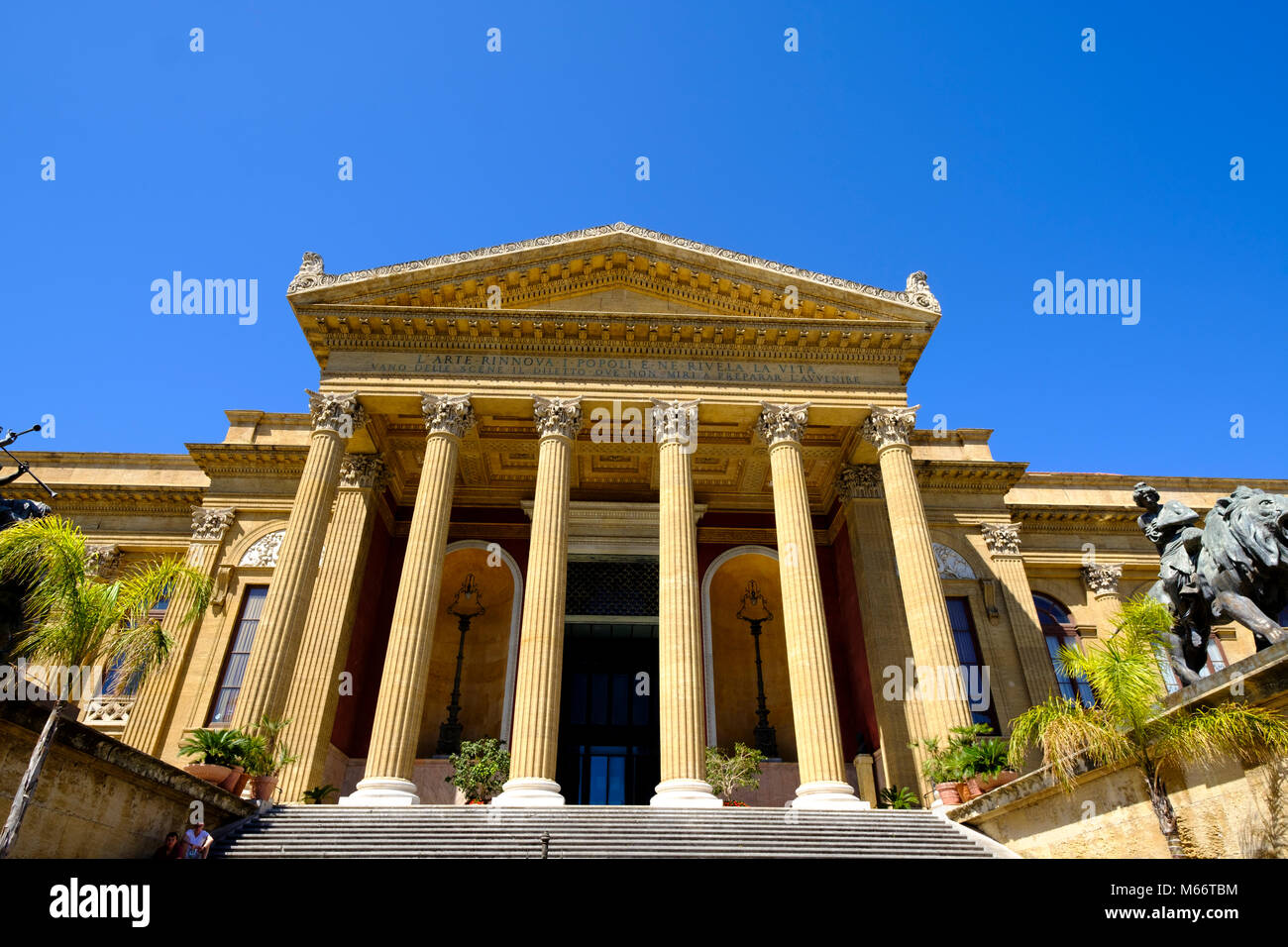 Opera House Teatro Massimo, Palermo, Sicily, Italy Stock Photo - Alamy