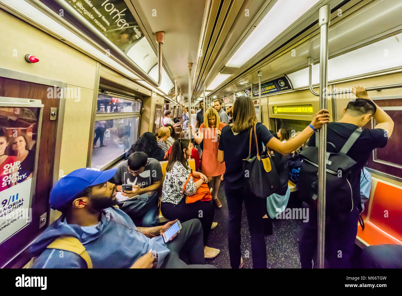 Times square 42nd street subway station hi-res stock photography and ...