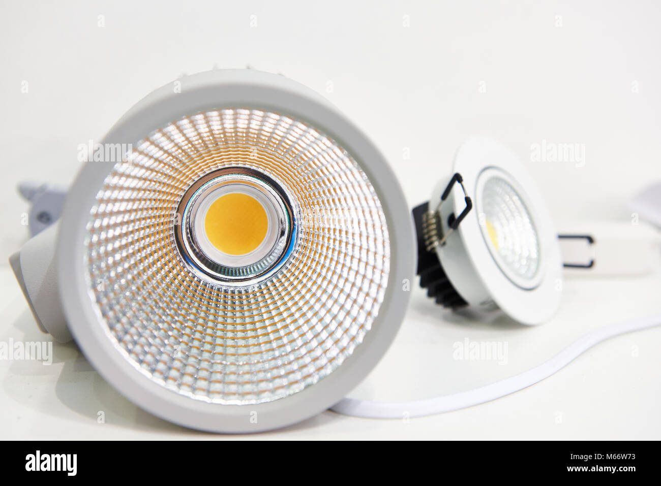 LED lamps with reflectors for illumination embedded Stock Photo - Alamy
