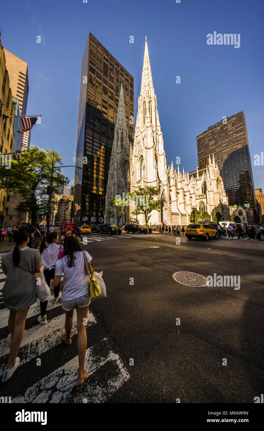St. Patrick's Cathedral Manhattan New York, New York, USA Stock Photo ...